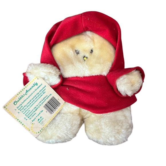 Vintage | Toys | Vintage Chubbles Plush Red Rose Cloak 9 Animal Fair ...